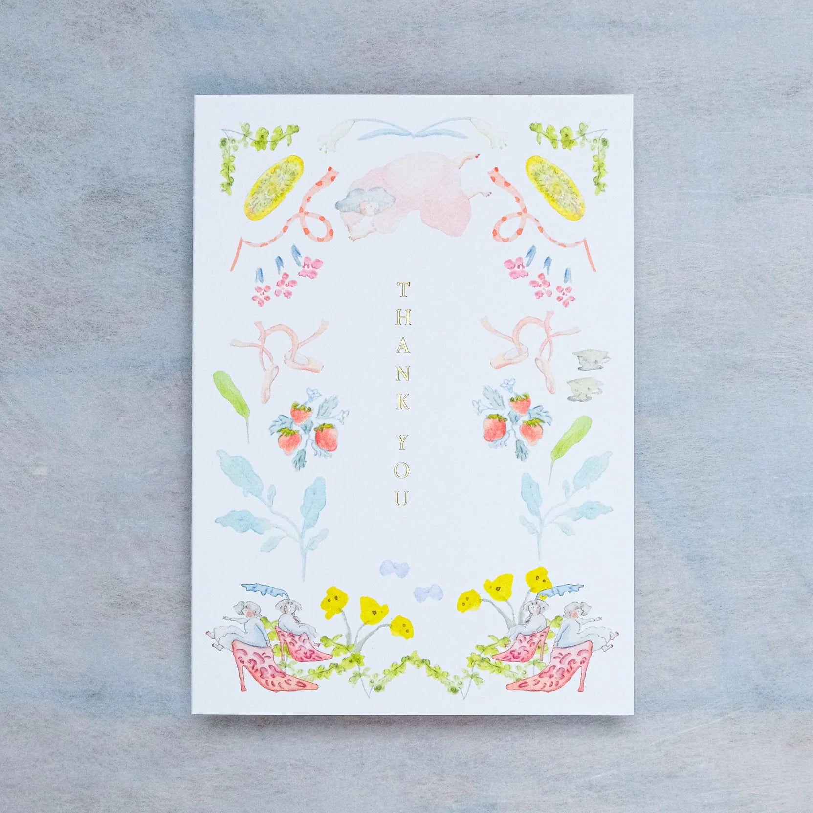Dodolulu | Card Thank You Dancing in the Air - Bookbinders Design