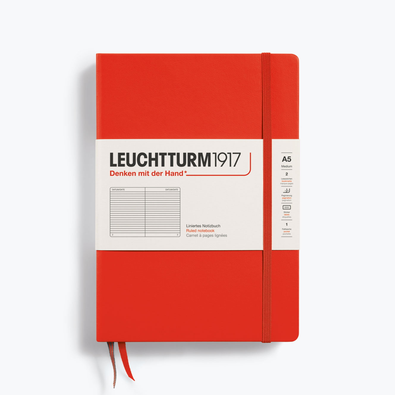 Leuchtturm1917 | Notebook A5 | Lobster | Australian Stockist
