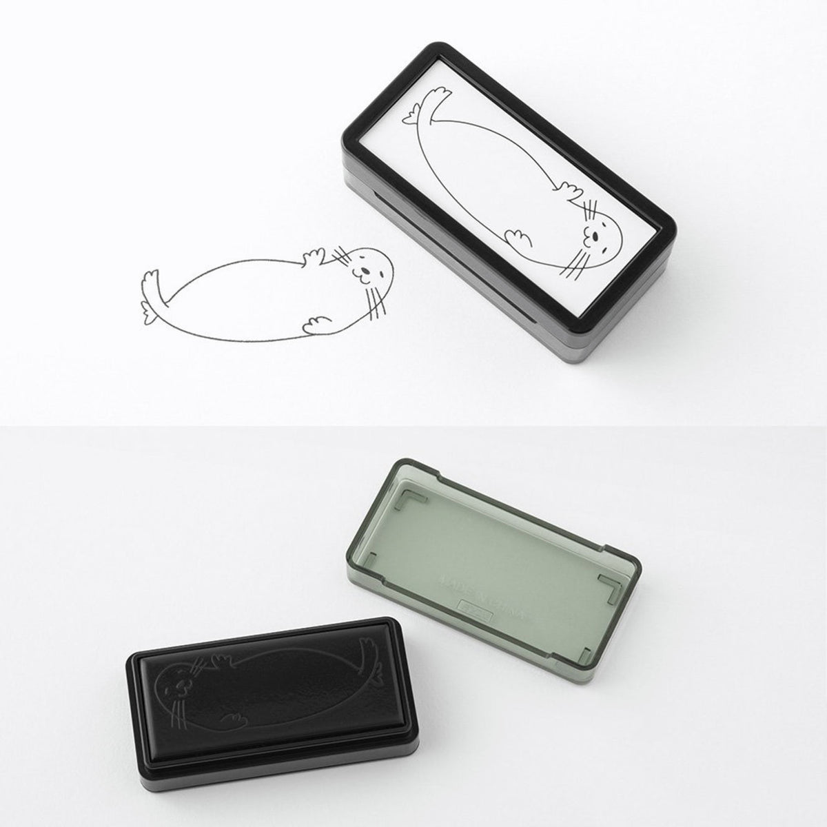 Midori | Self-Inking Mini Stamp Seal - Bookbinders Design