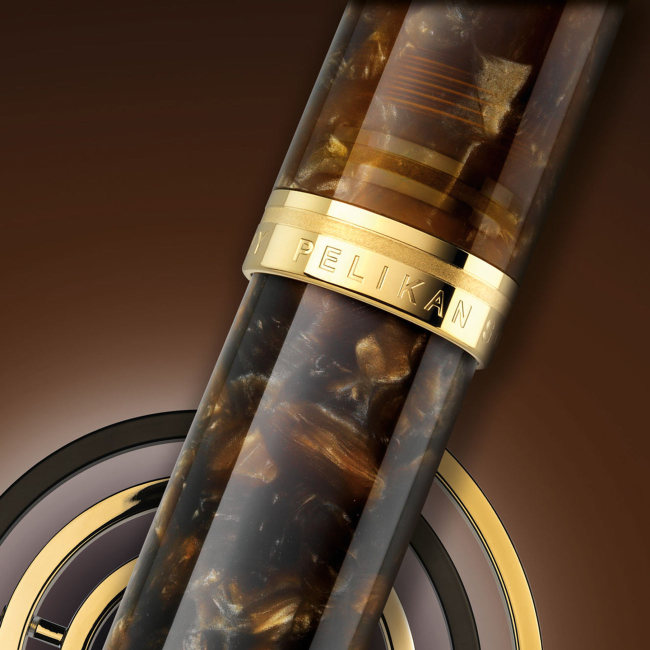 Pelikan | M1000 Fountain Pen Renaissance Brown - Bookbinders Design