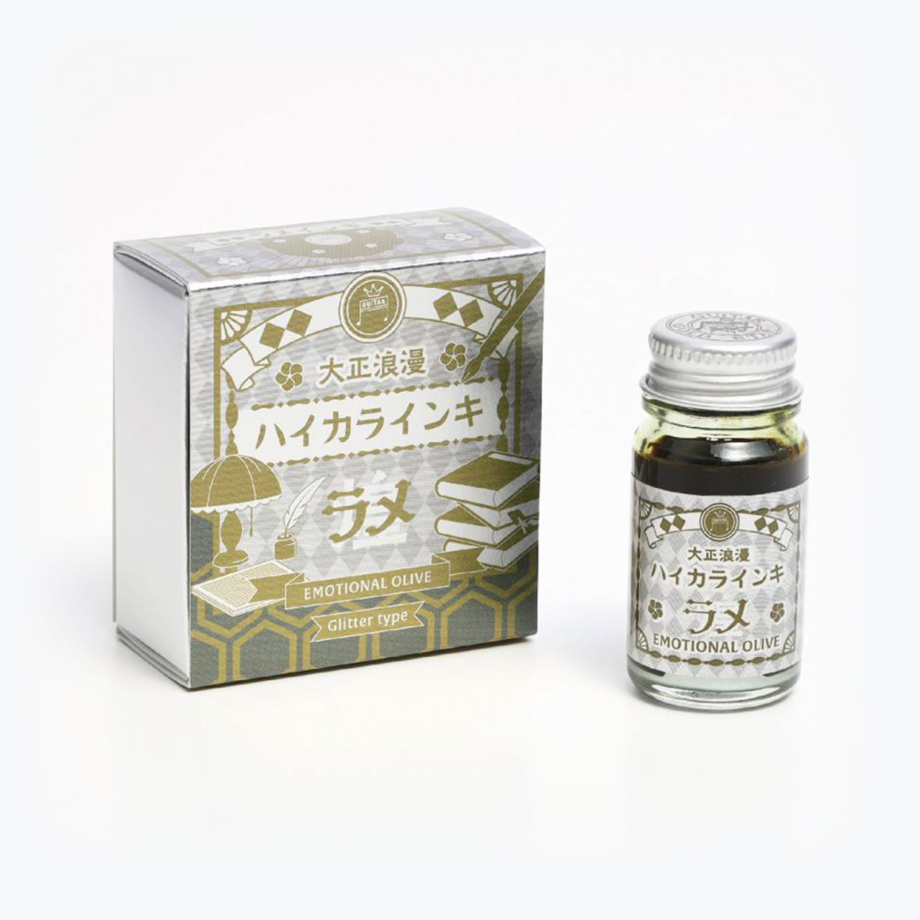 Teranishi - Fountain Pen Ink - Guitar Haikara - Glitter - Emotional Ol