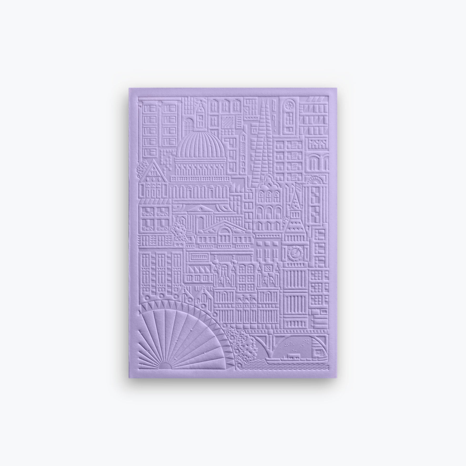 City Works | Travel Notebook London B6 Lavender - Bookbinders Design