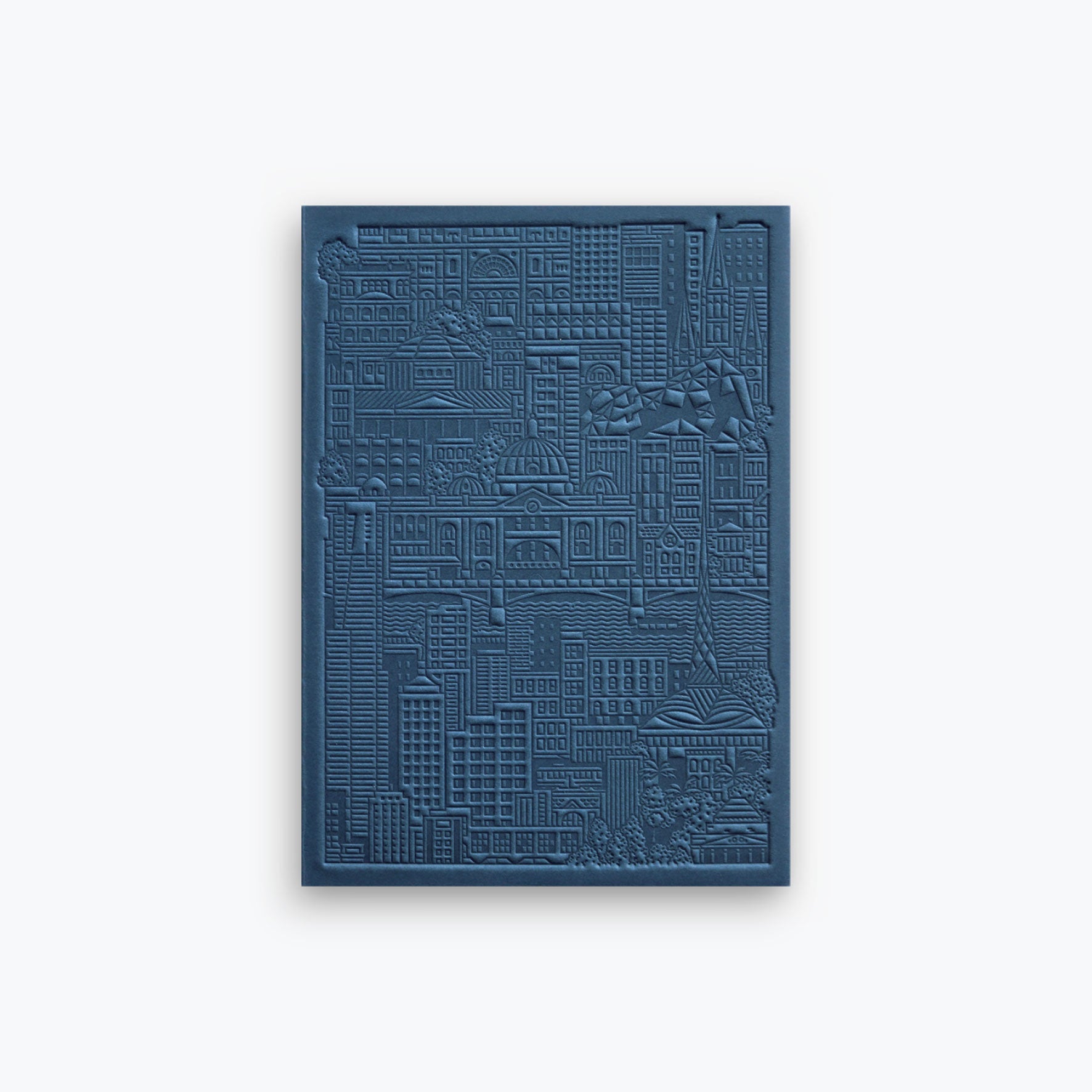 City Works | Travel Notebook Melbourne B6 Blue - Bookbinders Design