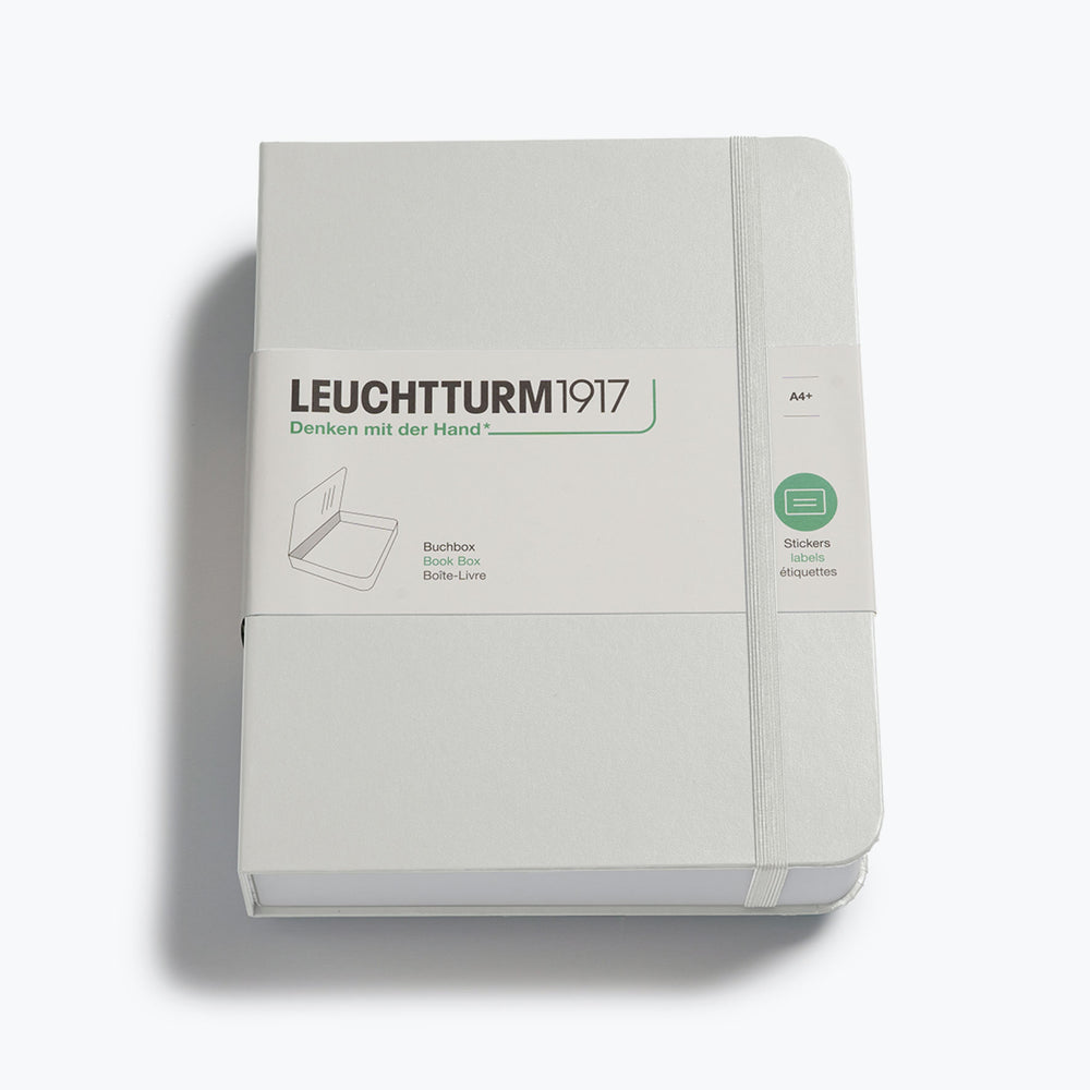 Leuchtturm1917 | A4+ Storage Book Box Light Grey - Bookbinders Design