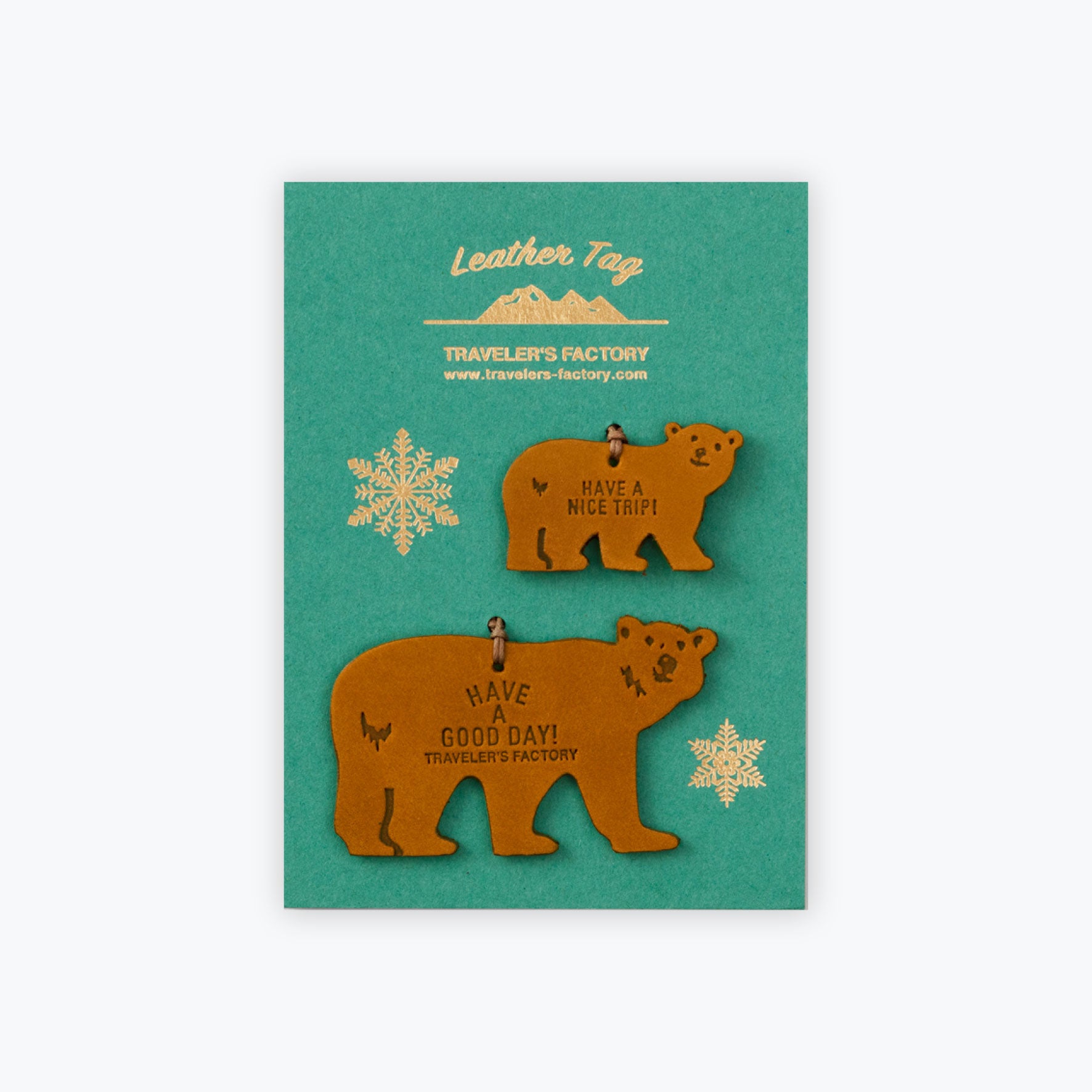 Traveler's Notebook | Traveler's Factory Leather Tag Bear